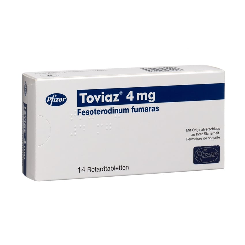 Toviaz cpr ret 4 mg blist 14 pce | Commander en ligne