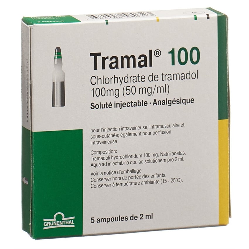 TRAMAL Inj Lös 100 mg/2ml Amp 2 ml | Online bestellen