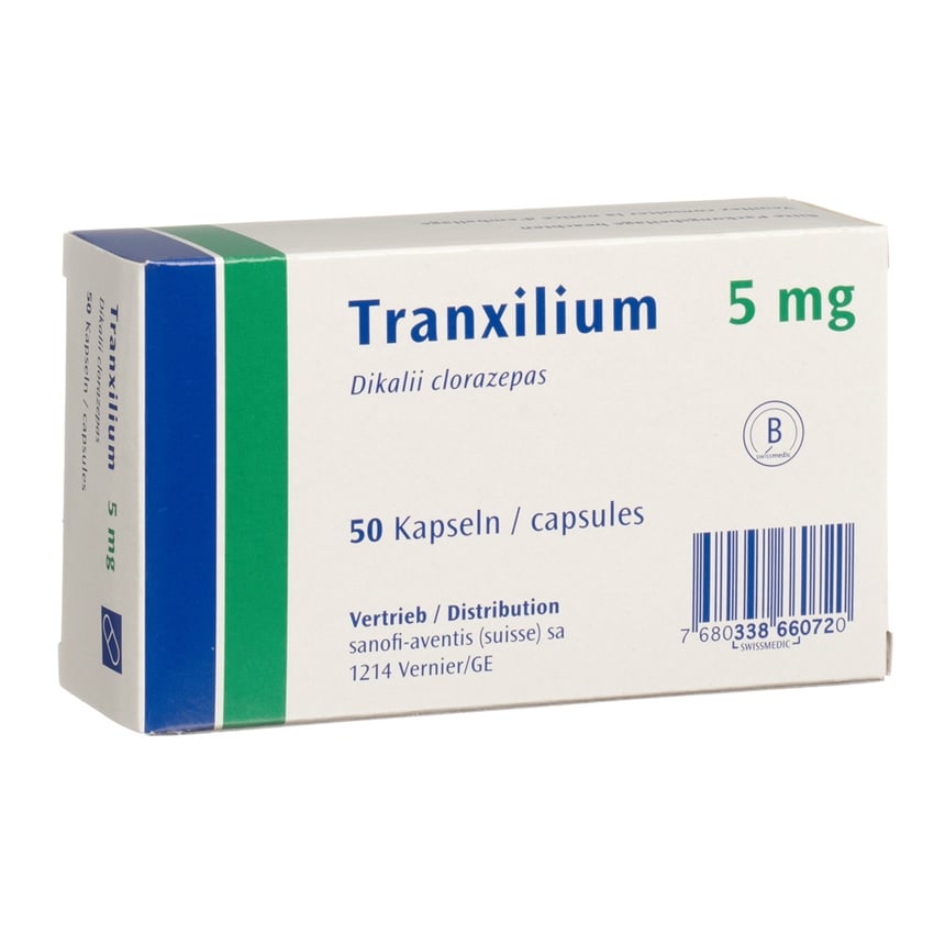 TRANXILIUM caps 5 mg blist 50 pce | Commander en ligne