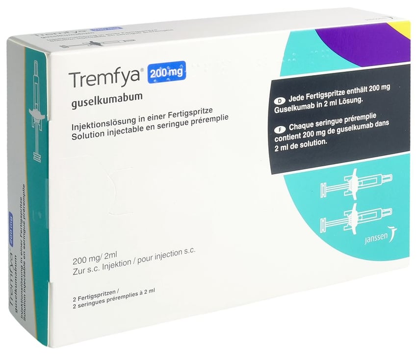 TREMFYA sol inj 200 mg/2ml seringue préremplie ser pré 2 ml | Ordinare ...