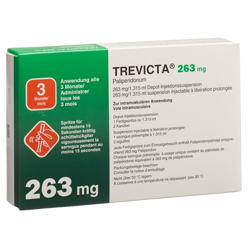TREVICTA susp inj 263 mg/1.315ml ser pré 1.315 ml | Commander en ligne