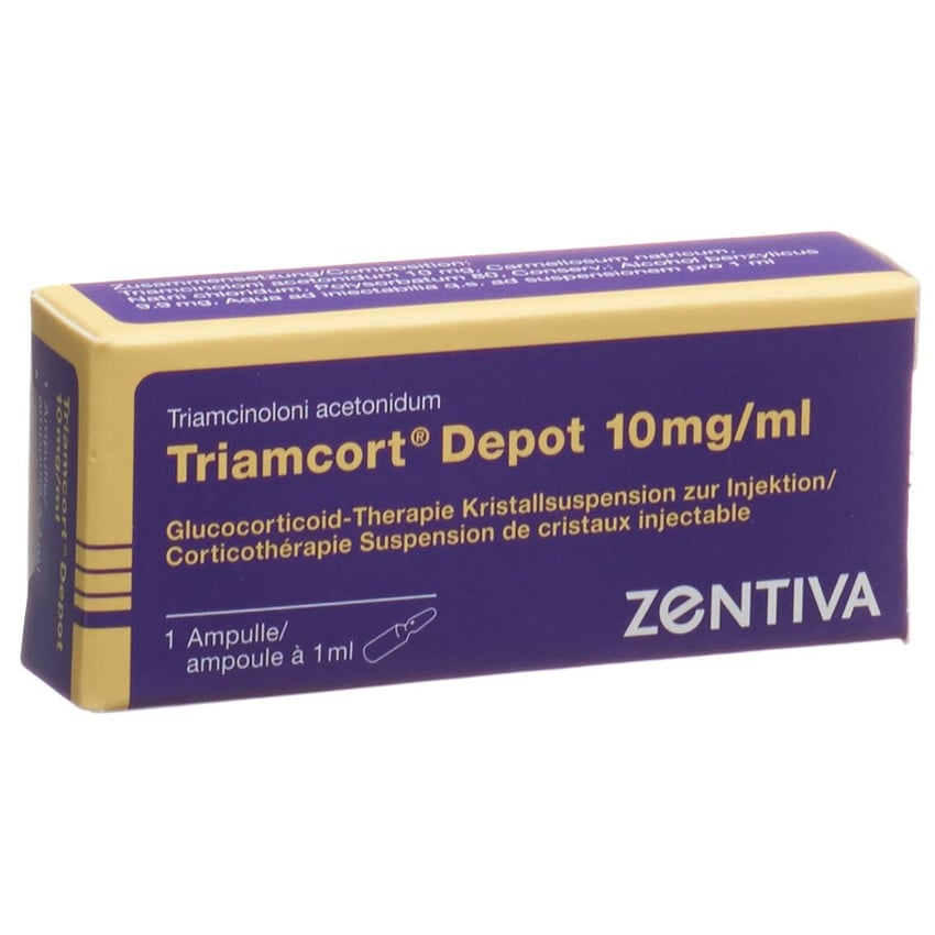 TRIAMCORT Depot Krist Susp 10 mg/ml Amp 1 ml | Online bestellen