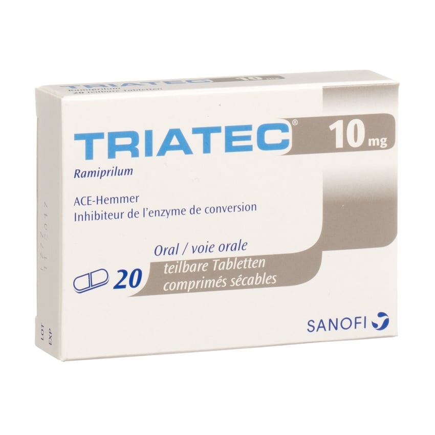TRIATEC Tabl 10 mg Blist 20 Stk | Online bestellen