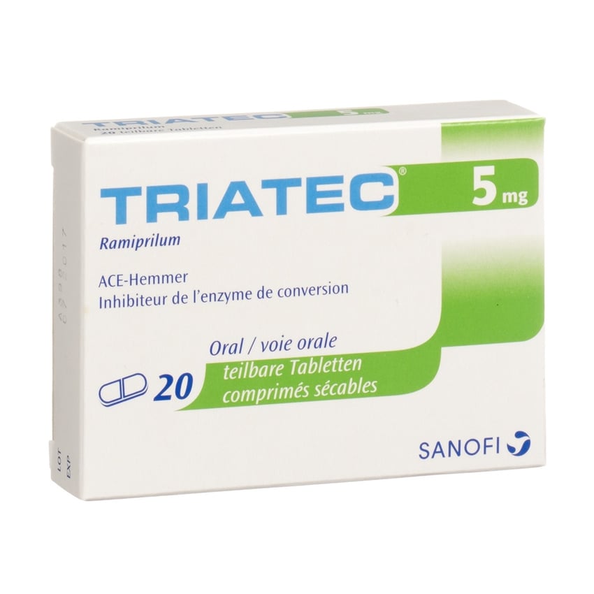 TRIATEC Tabl 5 mg Blist 20 Stk | Online bestellen