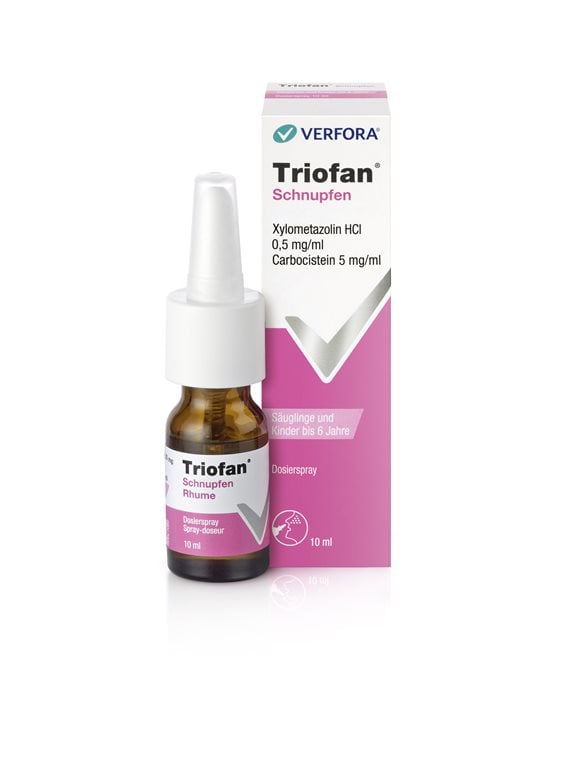 TRIOFAN Rhume spray doseur petits enfants et bébés jusqu'à 6 ans spr ...