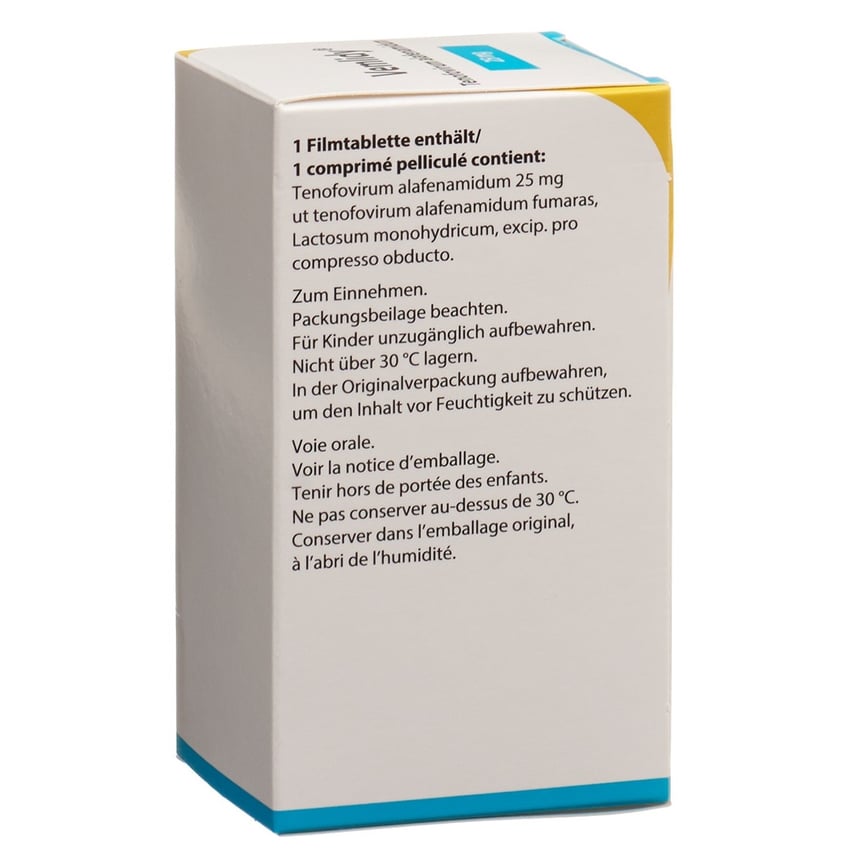 VEMLIDY Filmtabl 25 mg Ds 30 Stk | Online bestellen