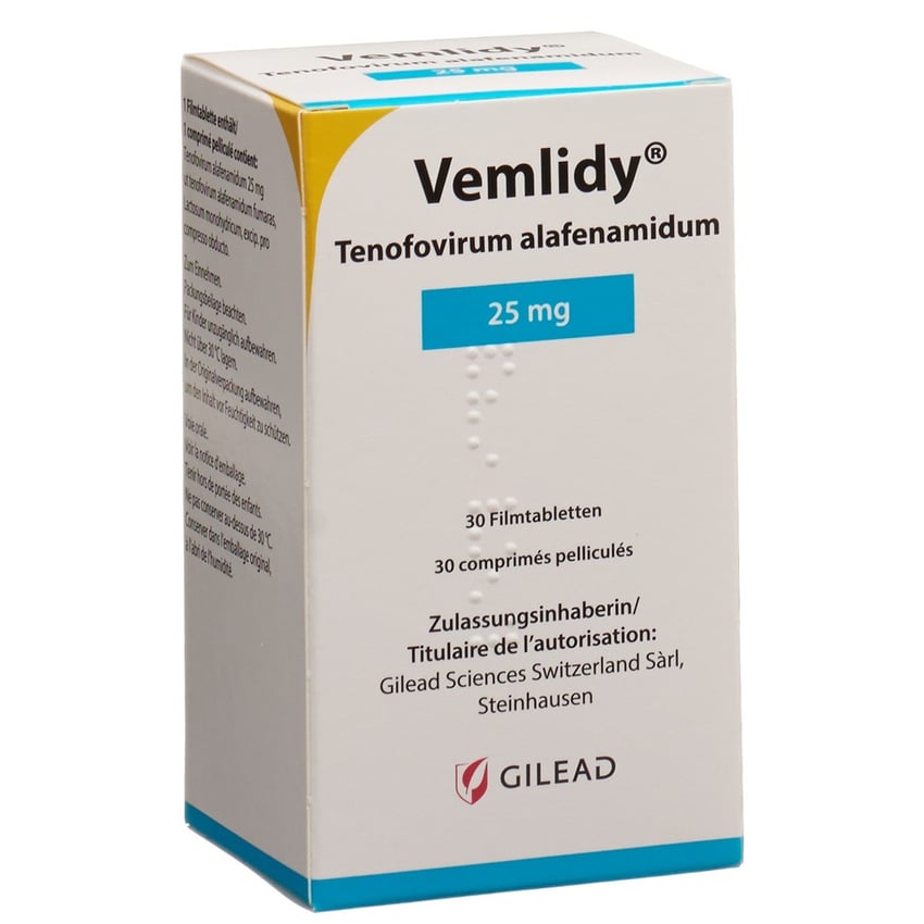 VEMLIDY Filmtabl 25 mg Ds 30 Stk | Online bestellen