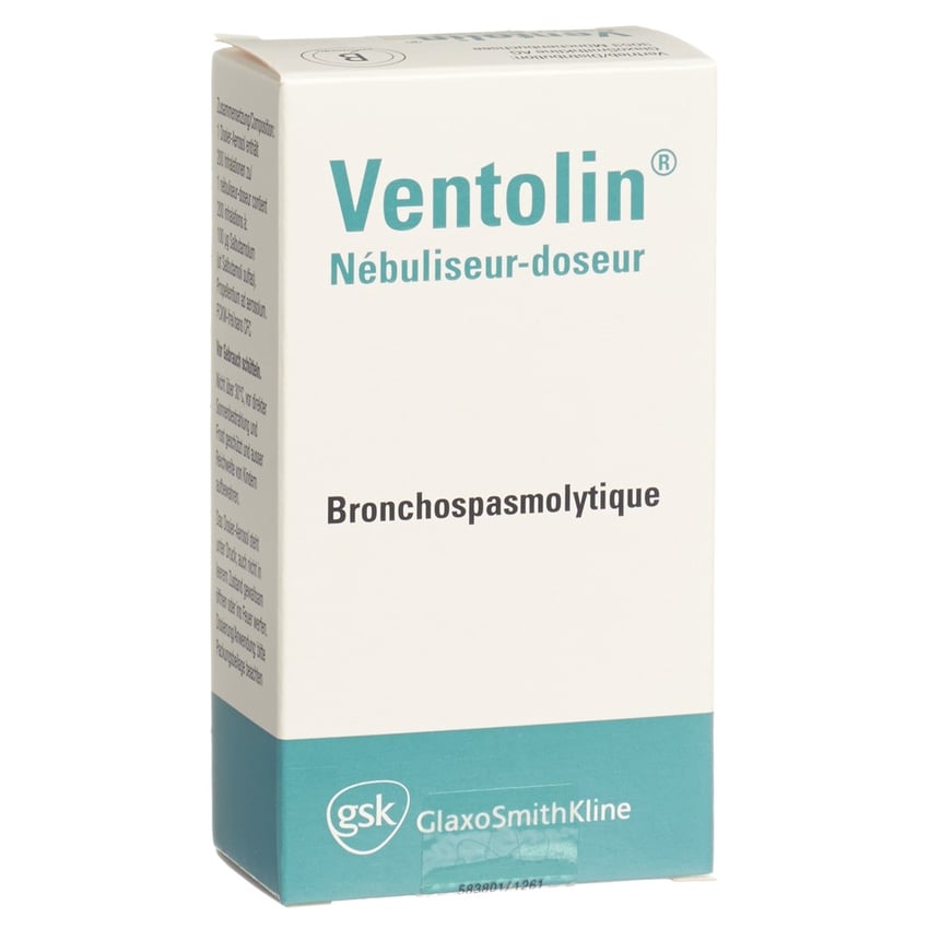 VENTOLIN aéros doseur 100 mcg 200 dos | Commander en ligne