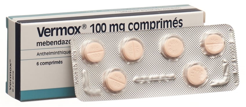 VERMOX Tabl 100 mg Blist 6 Stk | Online bestellen