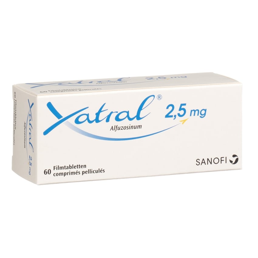 XATRAL cpr pell 2.5 mg blist 60 pce | Commander en ligne