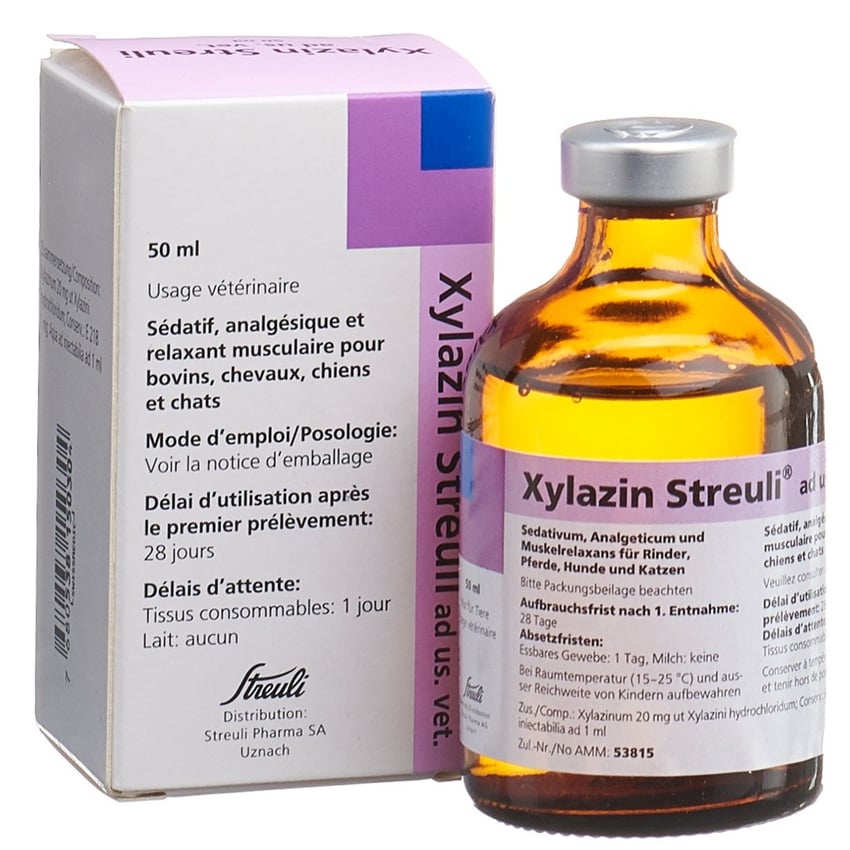 XYLAZIN Streuli Inj Lös 20 mg/ml ad us vet. Fl 50 ml | Online bestellen