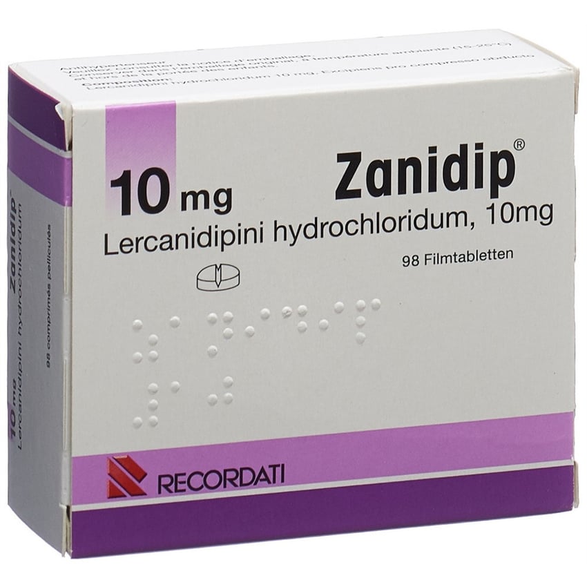 ZANIDIP Filmtabl 10 mg Blist 98 Stk | Online bestellen