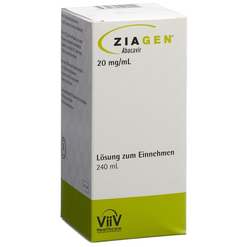 ZIAGEN sol buv 20 mg/ml fl 240 ml | Commander en ligne