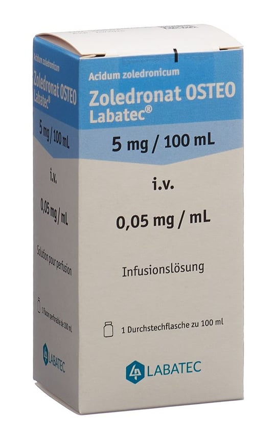 ZOLEDRONATE Osteo Labatec sol perf 5 mg/100ml flac 1 pce | Commander en ...