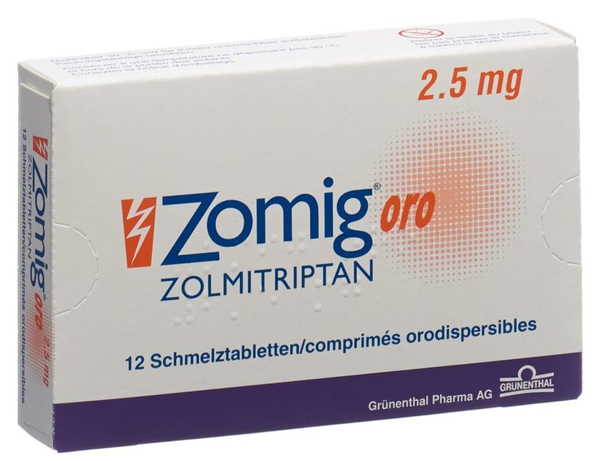 ZOMIG oro cpr 2.5 mg blist 12 pce | Commander en ligne