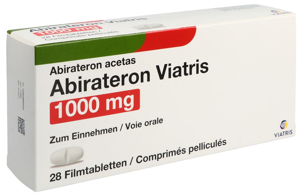 ABIRATERONE Viatris Filmtabl 1000 mg Blist 28 Stk | Online bestellen