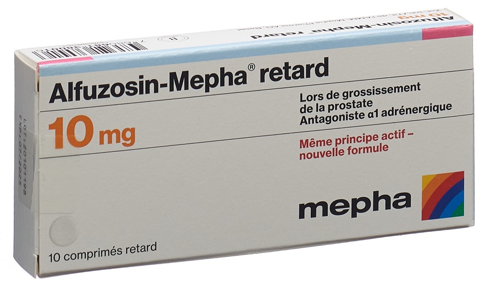 ALFUZOSINE retard Ret Tabl 10 mg Blist 10 Stk | Online bestellen