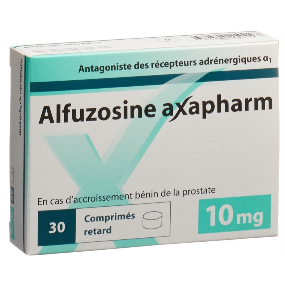 ALFUZOSINE axapharm cpr ret 10 mg blist 30 pce | Commander en ligne