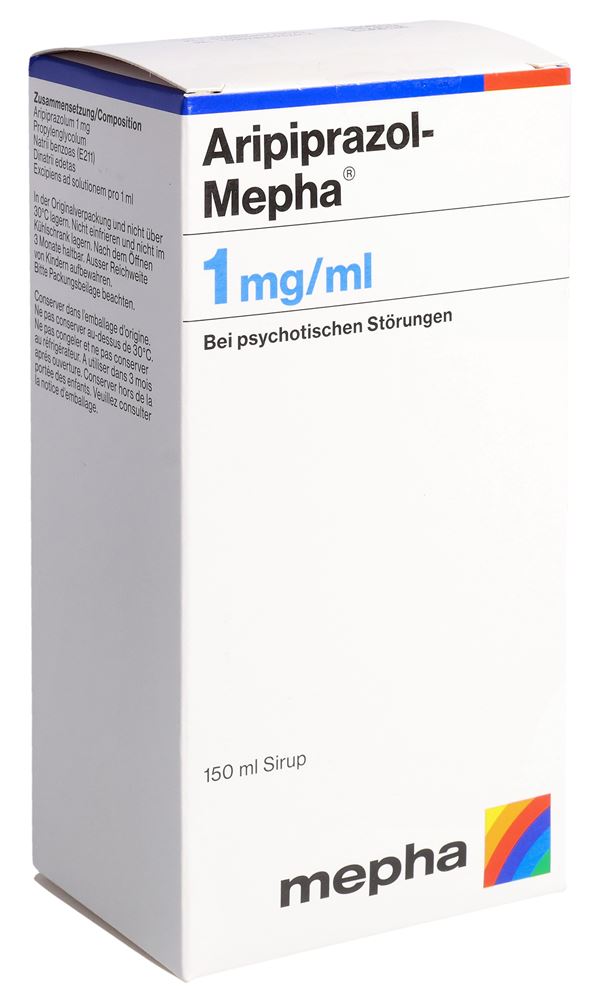ARIPIPRAZOLE Mepha sirop 1 mg/ml fl 150 ml | Ordinare online