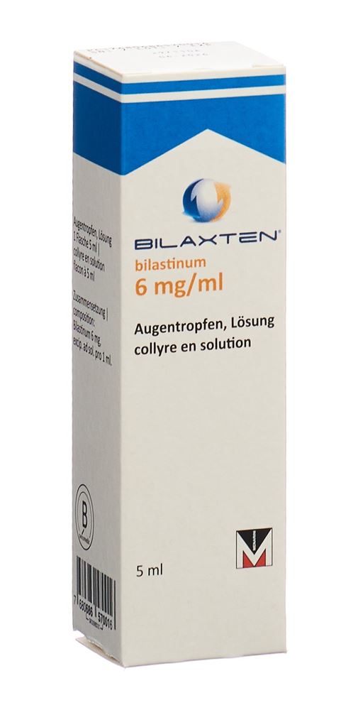 BILAXTEN gtt opht 6 mg/ml fl 5 ml | Commander en ligne