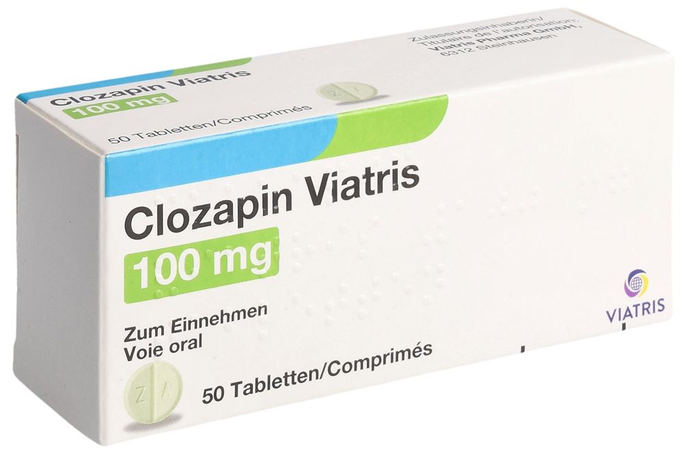 CLOZAPINE Viatris Tabl 100 mg Blist 50 Stk | Online bestellen