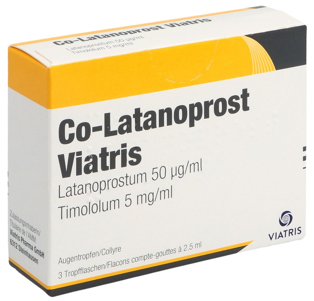 CO LATANOPROST Viatris Gtt Opht Fl 2.5 ml | Online bestellen