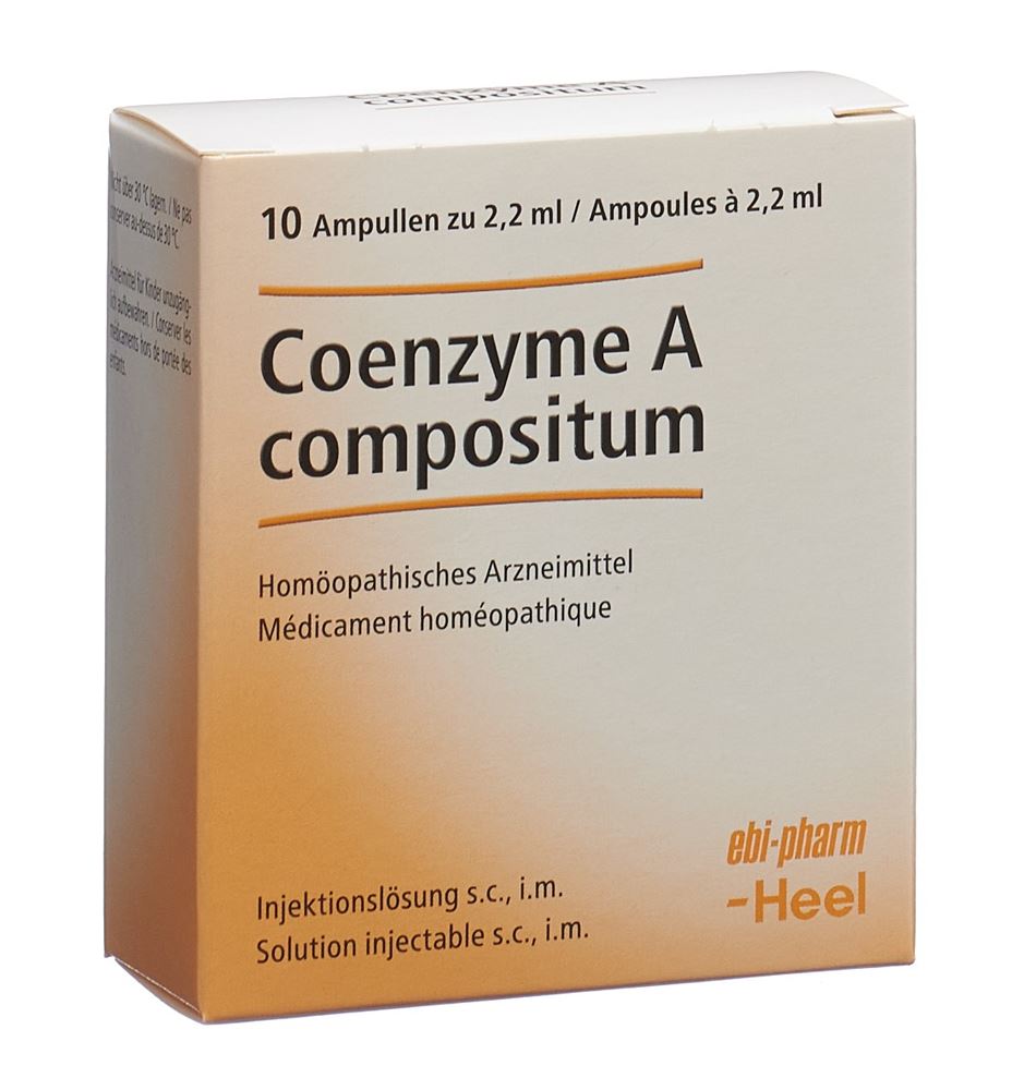 COENZYME A Heel sol inj amp 2.2 ml | Commander en ligne