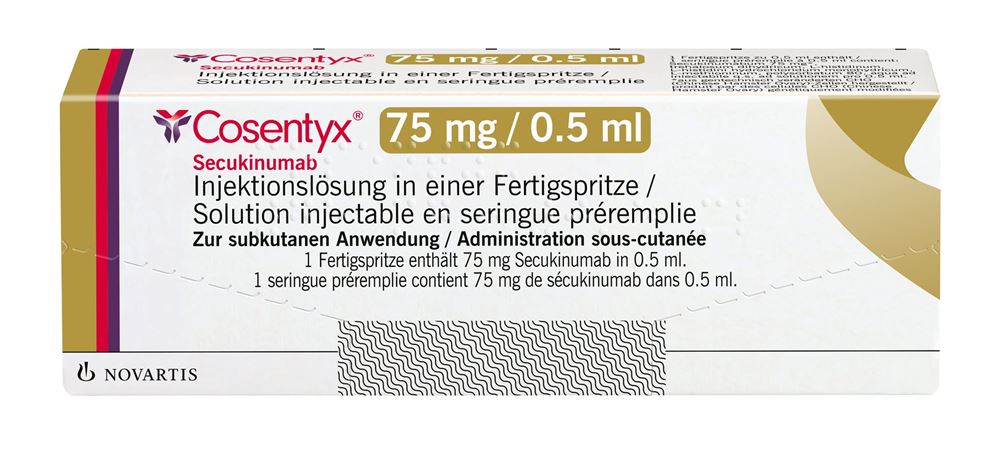 COSENTYX Inj Lös 75 mg/0.5ml Fertspr 1 Stk | Online bestellen