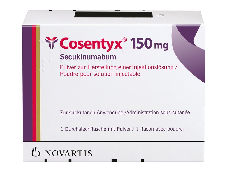 COSENTYX subst sèche 150 mg flac 1 pce | Commander en ligne