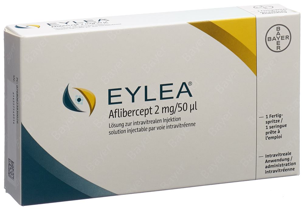 EYLEA solution injectable par voie intravitréenne sol inj 2 mg/0.05ml ...