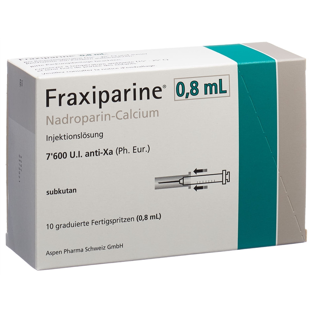 FRAXIPARINE 0.8 ml sol inj ser pré 0.8 ml | Commander en ligne