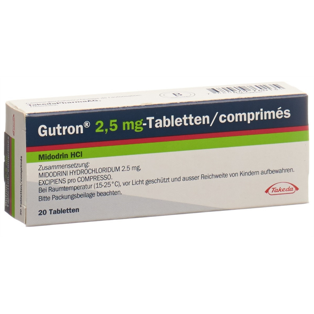 GUTRON cpr 2.5 mg blist 20 pce | Commander en ligne