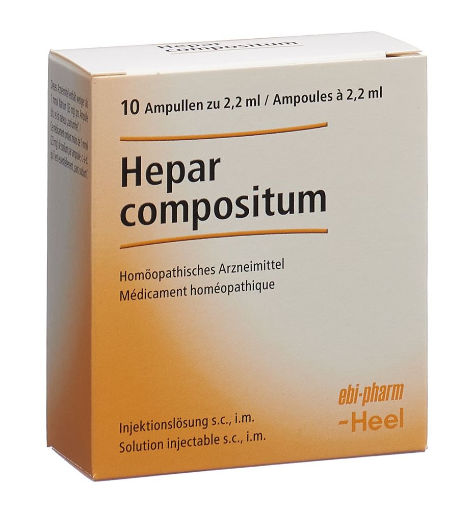 HEPAR Heel sol inj amp 2.2 ml | Commander en ligne