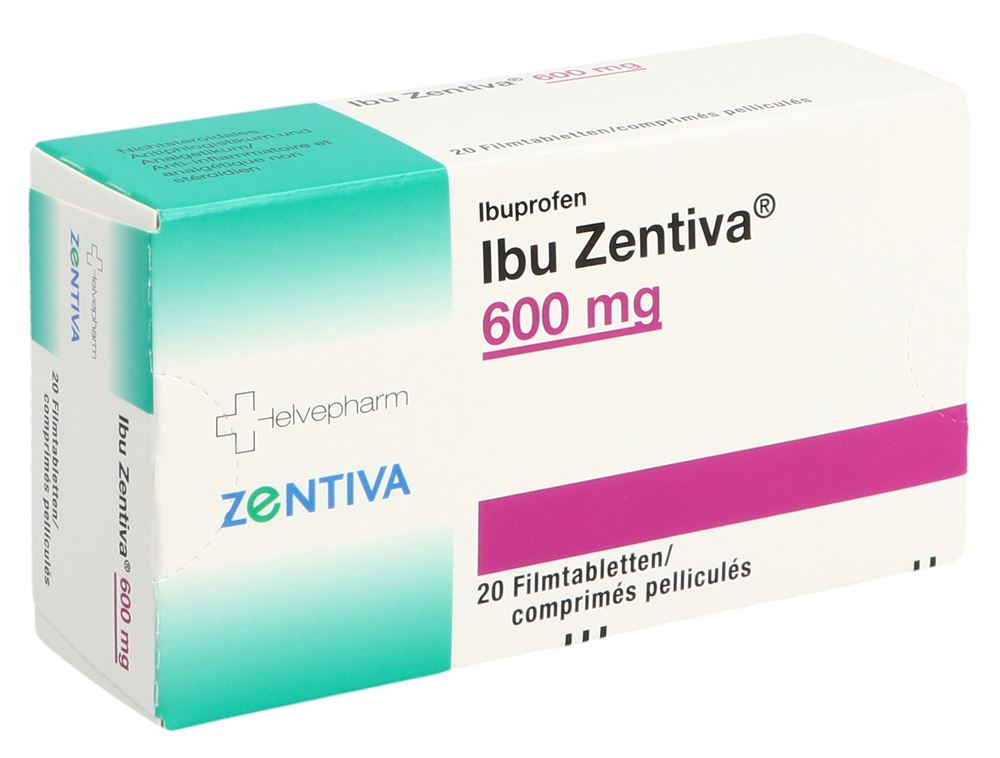 IBU Zentiva cpr pell 600 mg blist 20 pce | Commander en ligne
