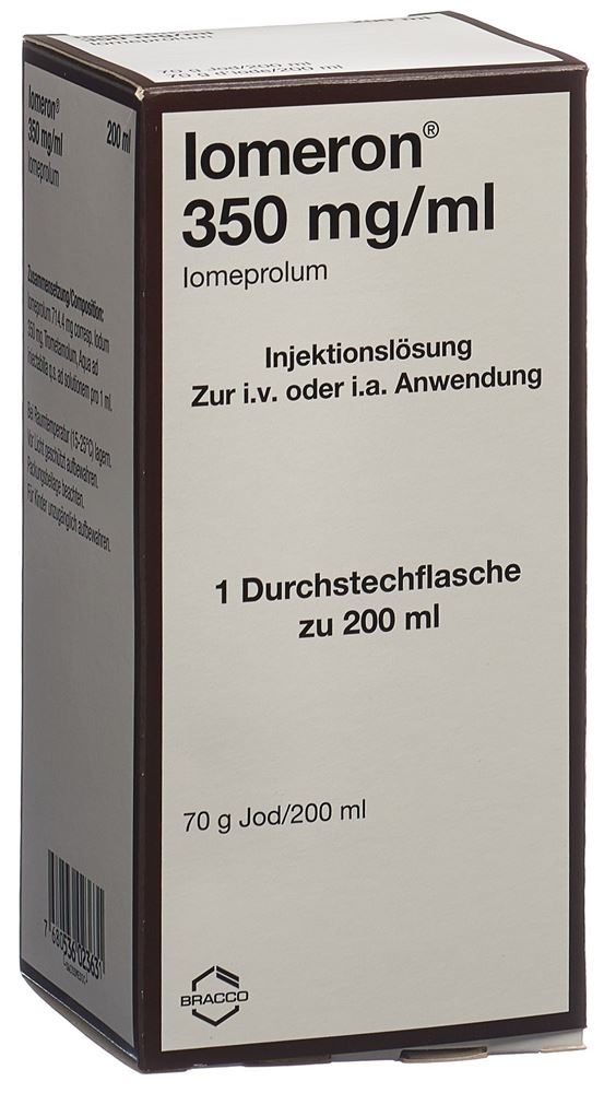 IOMERON Inj Lös 350 mg/ml 200ml Fl 1 Stk | Online bestellen