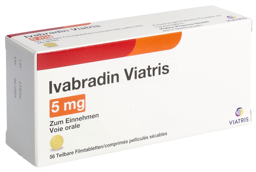 IVABRADINE Viatris Filmtabl 5 mg Blist 56 Stk | Online bestellen