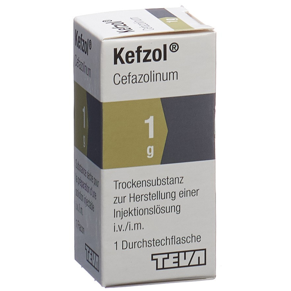 KEFZOL Trockensub 1 g Durchstf 1 Stk | Online bestellen KEFZOL Trockensub 1 g Durchstf 1 Stk | Online bestellen