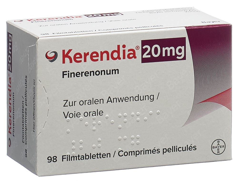 KERENDIA Filmtabl 20 mg Blist 14 Stk | Online bestellen