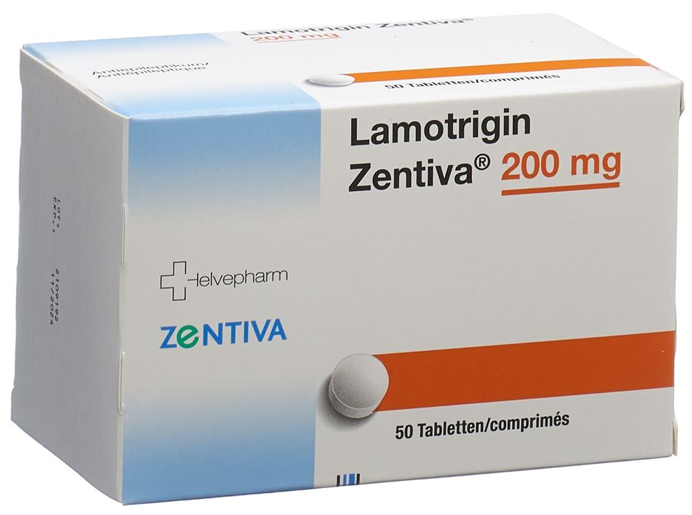LAMOTRIGINE Zentiva cpr disp 200 mg blist 50 pce | Commander en ligne
