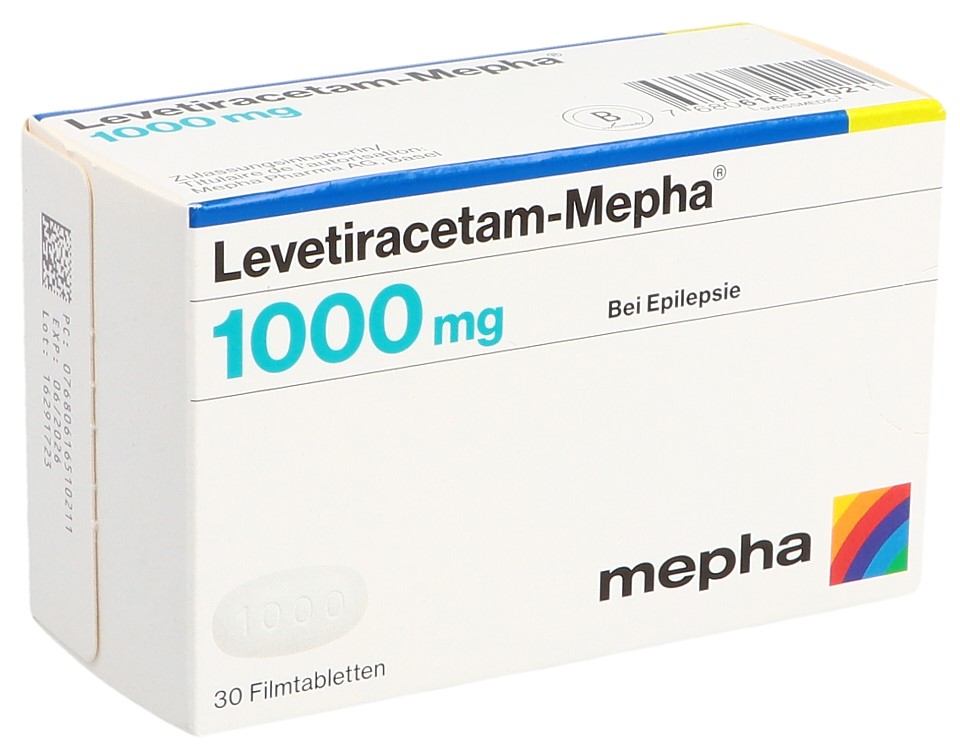 LEVETIRACETAM Mepha Filmtabl 1000 mg Blist 30 Stk | Online bestellen