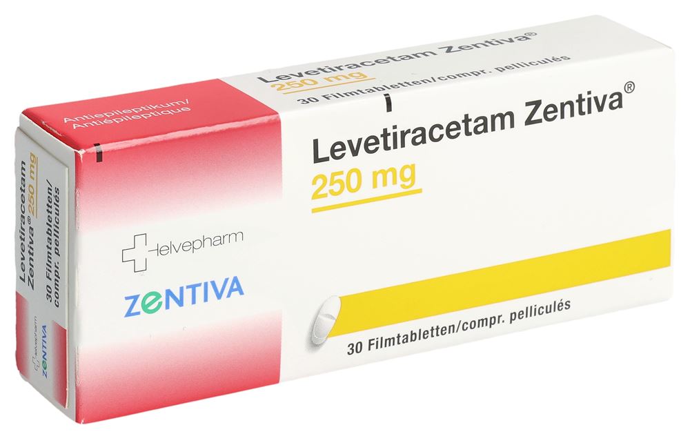 LEVETIRACETAM Zentiva Filmtabl 250 mg Blist 30 Stk | Online bestellen