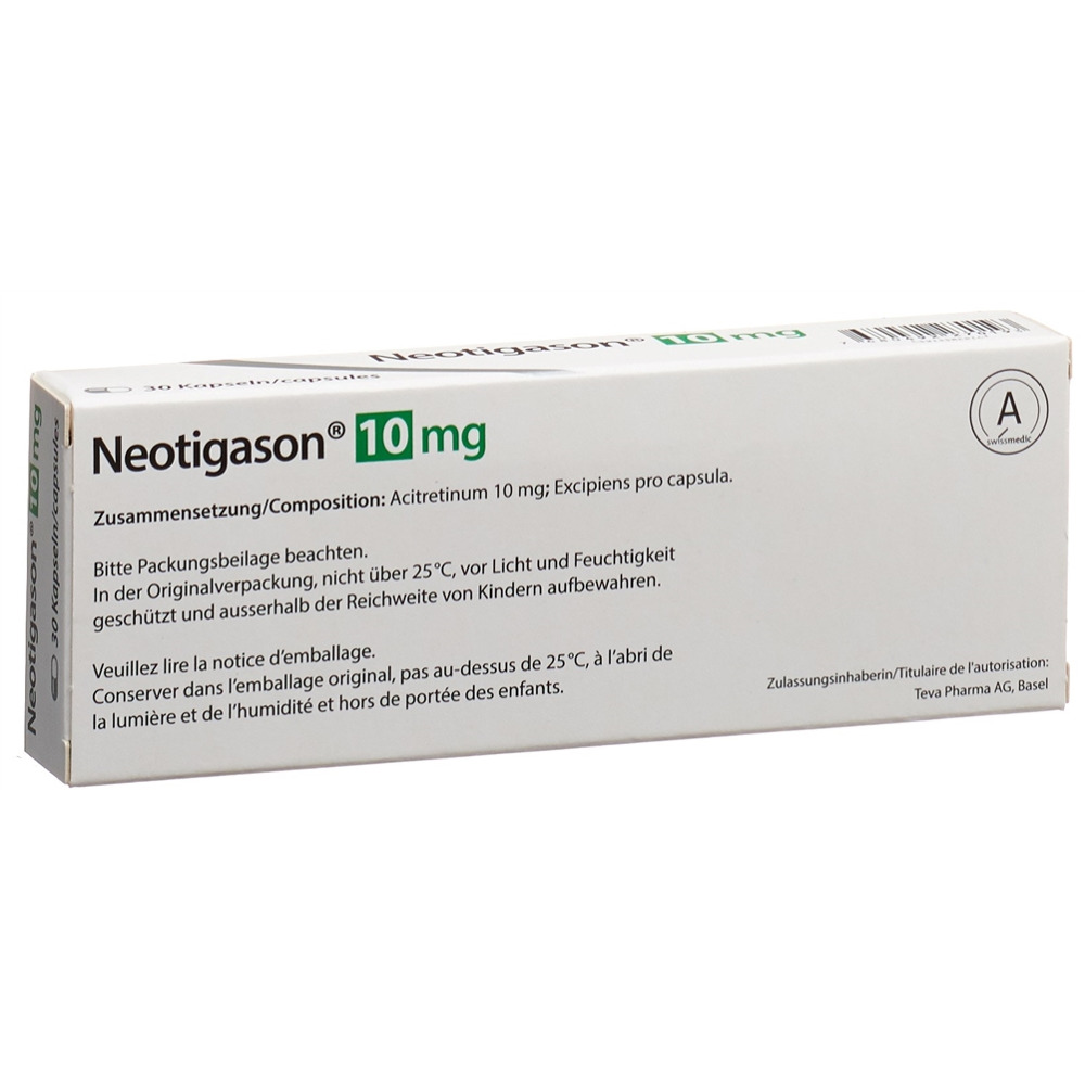 NEOTIGASON Kaps 10 mg Blist 30 Stk | Online bestellen