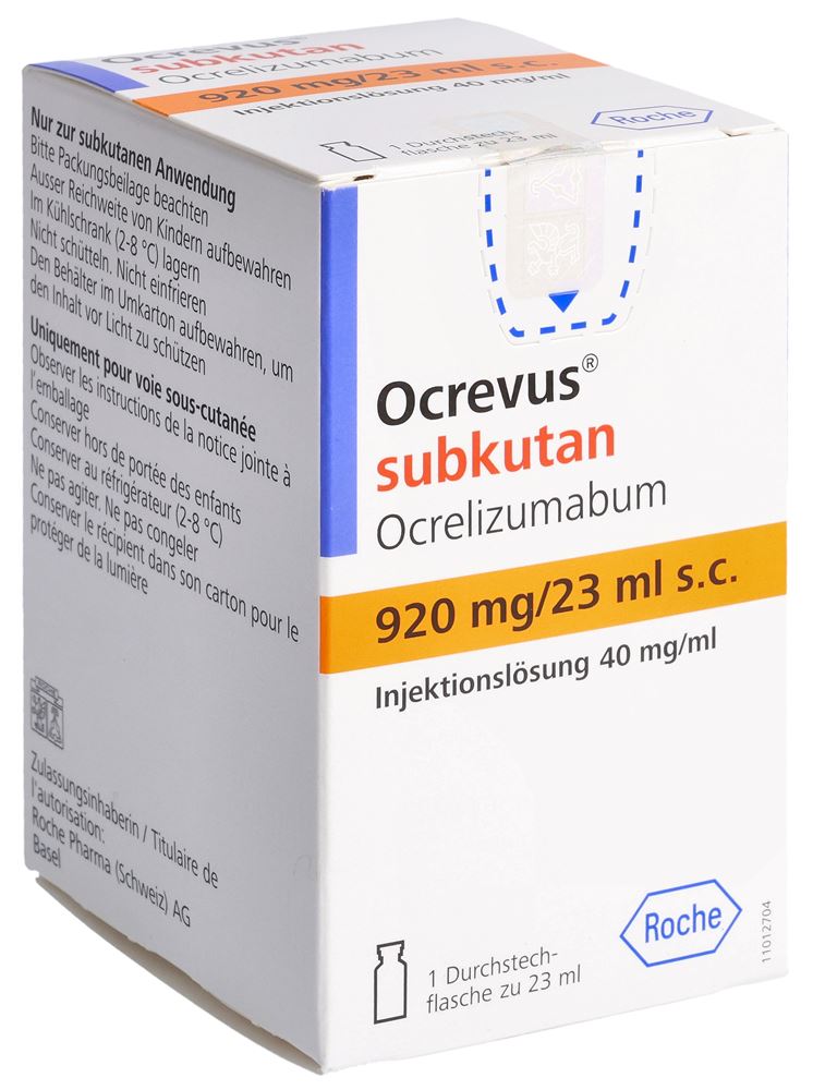 OCREVUS subkutan Inj Lös 920 mg/23ml Durchstf 1 Stk | Online bestellen