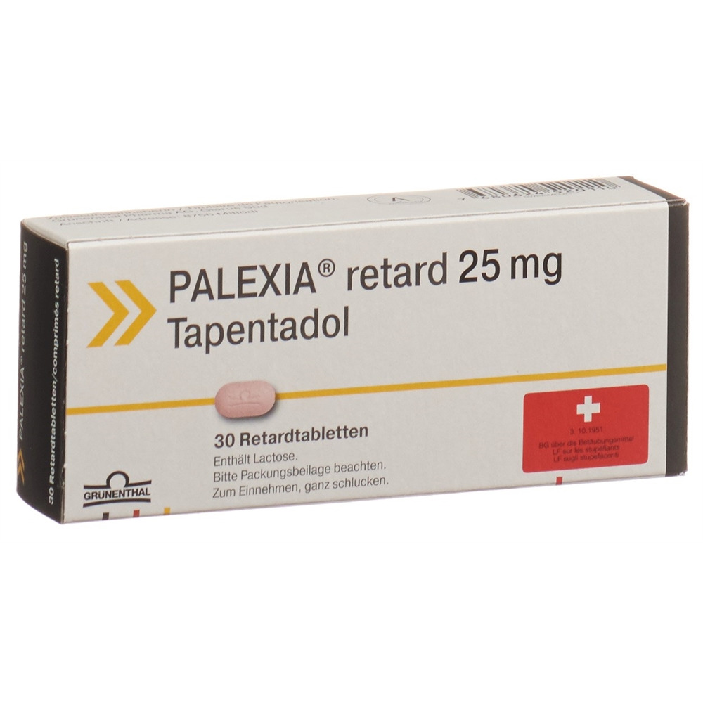 PALEXIA cpr ret 25 mg blist 30 pce | Commander en ligne