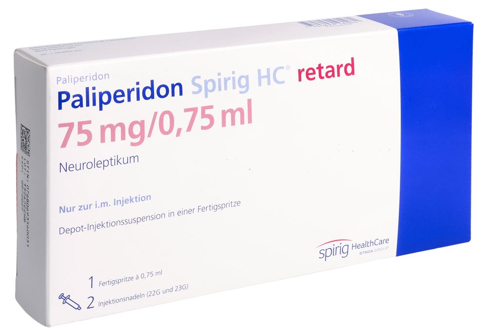 PALIPERIDONE retard Inj Susp 75 mg/0.75ml Fertspr 1 Stk | Online bestellen