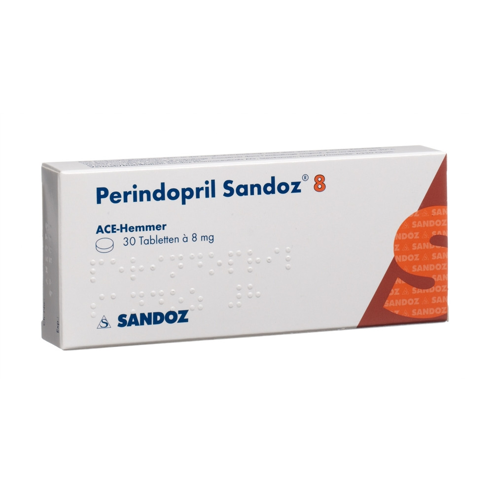 PERINDOPRIL Sandoz cpr 8 mg blist 30 pce | Commander en ligne