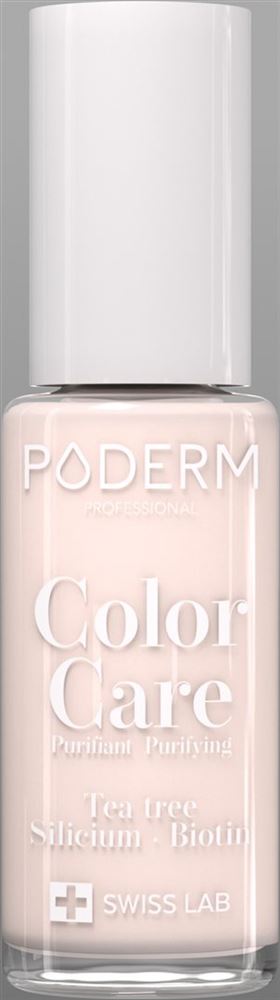 PODERM vernis color care tea tree 122 blanc perlé fl 8 ml | Commander ...