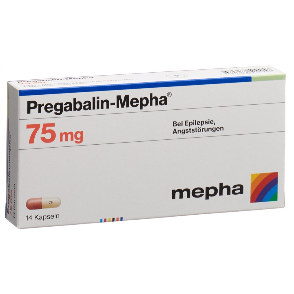 PREGABALINE Mepha Kaps 75 mg Blist 14 Stk | Online bestellen