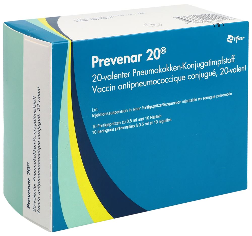 PREVENAR Inj Susp Fertspr 0.5 ml | Online bestellen