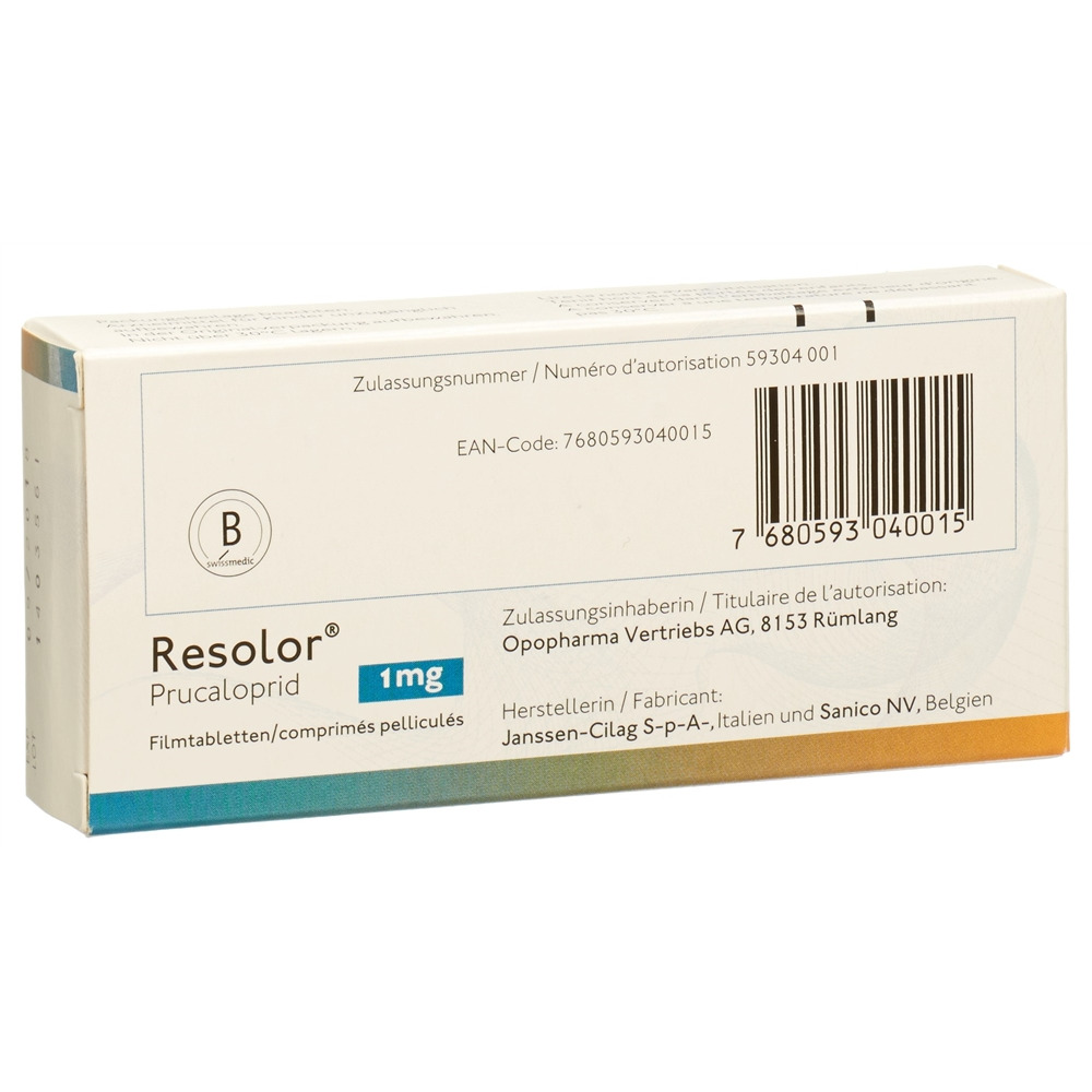 RESOLOR Filmtabl 1 mg Blist 28 Stk | Online bestellen